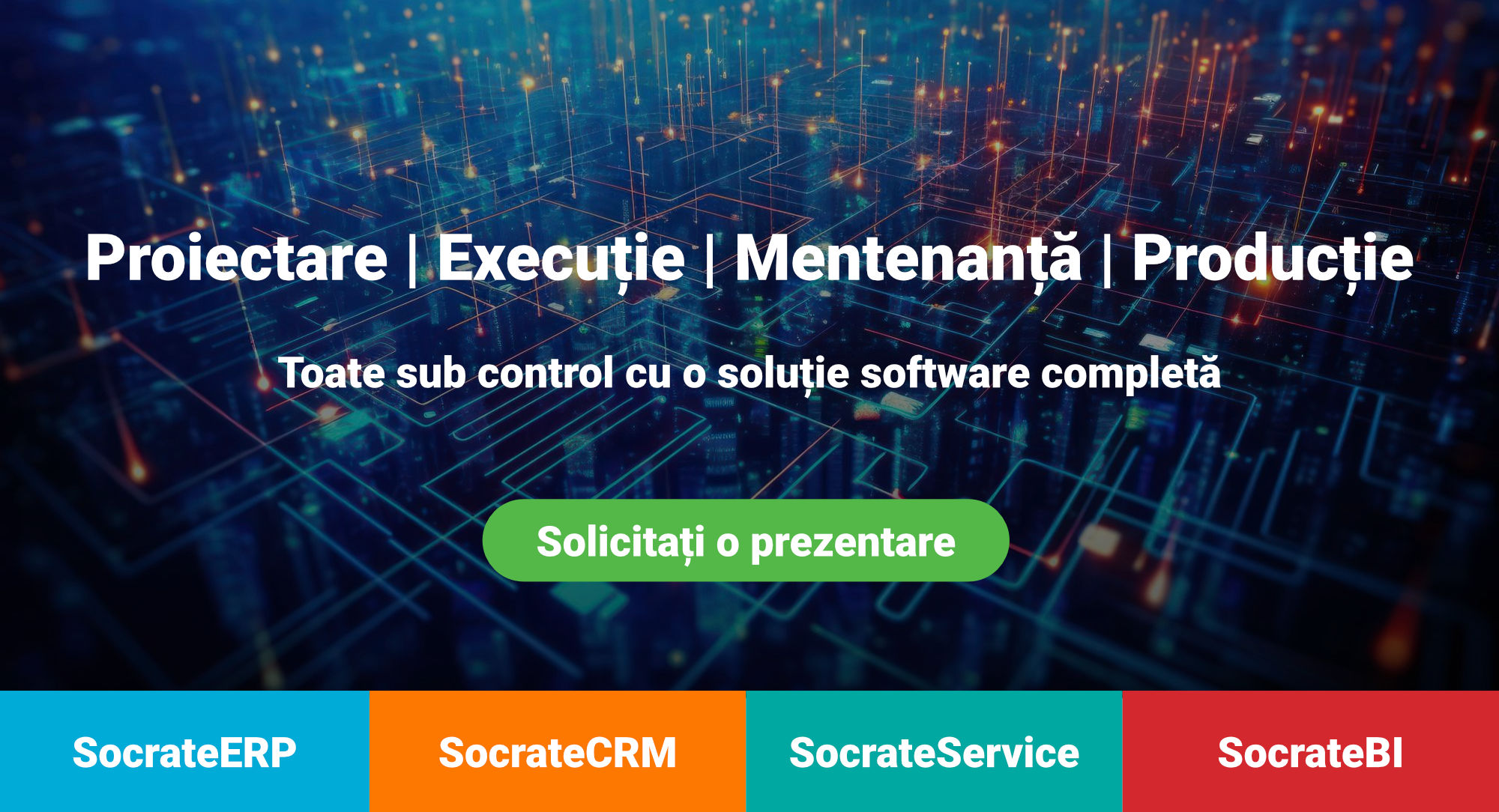 Soluție software completă, companii din zona de proiecte și servicii