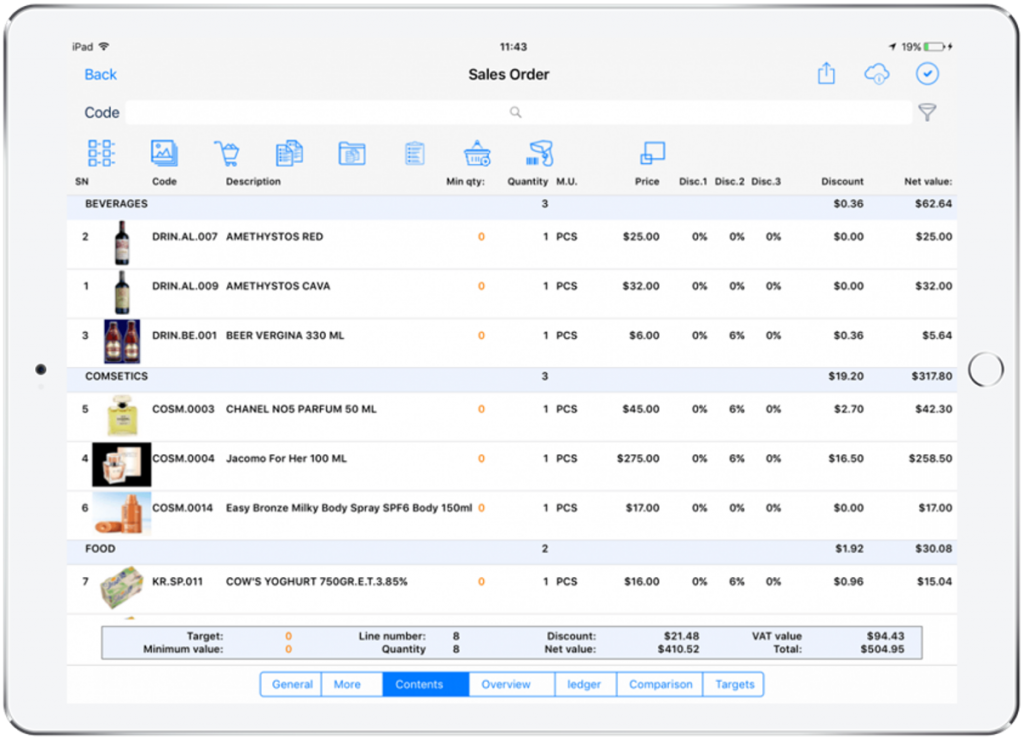 SFA - Entersoft Mobile SFA. Aplicație mobilă pentru agenți de vânzări
