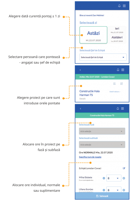 Socrate Pontaje - Aplicație mobilă pentru pontaje în construcții